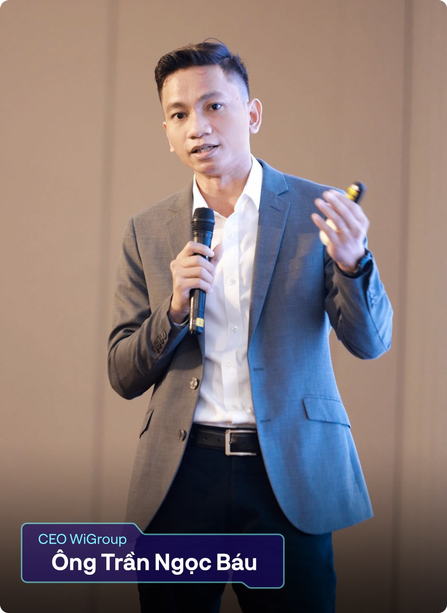 CEO WiGroup Trần Ngọc Báu: 'Dữ liệu vừa là vàng vừa là rác, muốn trở thành vàng cần hai yếu tố'