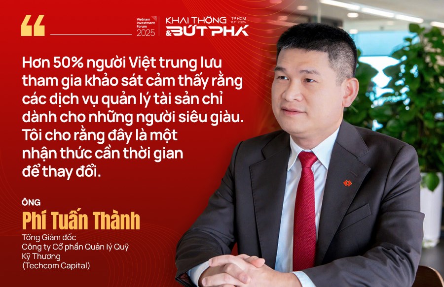 CEO Techcom Capital: ‘Quản lý gia sản không phải là dịch vụ chỉ dành ...